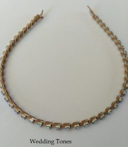 DIY: Handmade Metal Headbands With Ribbons And Rhinestones – Wedding Tones